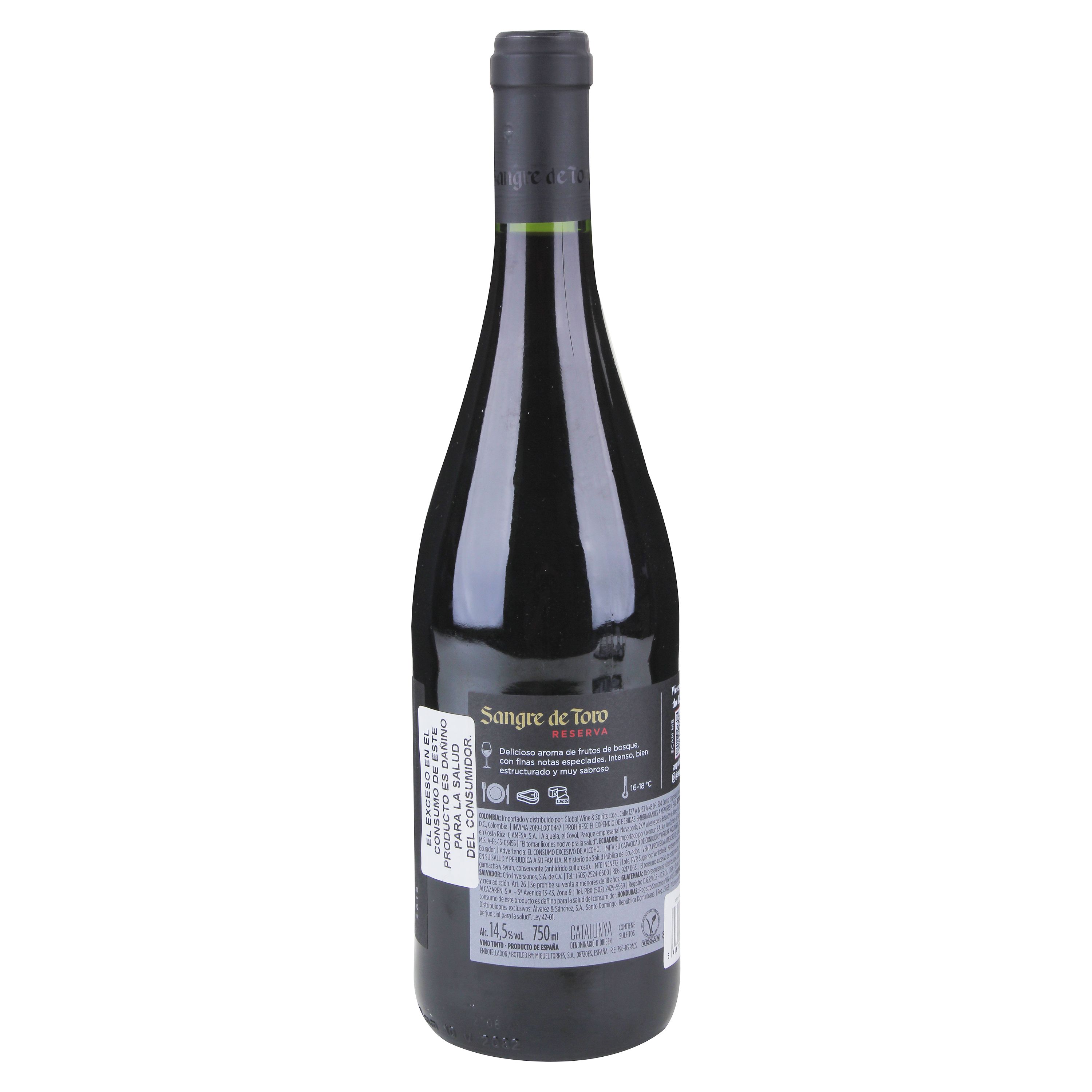 Vino Torres Tinto Gran Sangre Toro 750Ml - Paiz | Guatemala