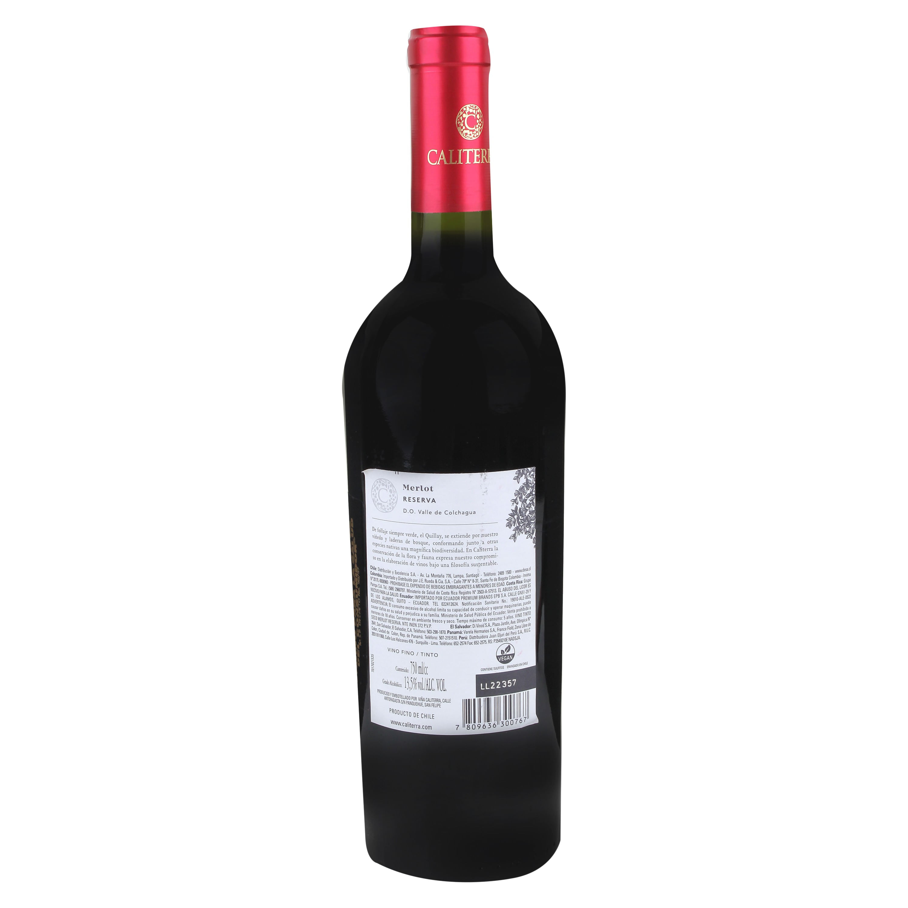 Comprar Vino Caliterra Tinto Merlot - 750ml | Walmart Guatemala ...