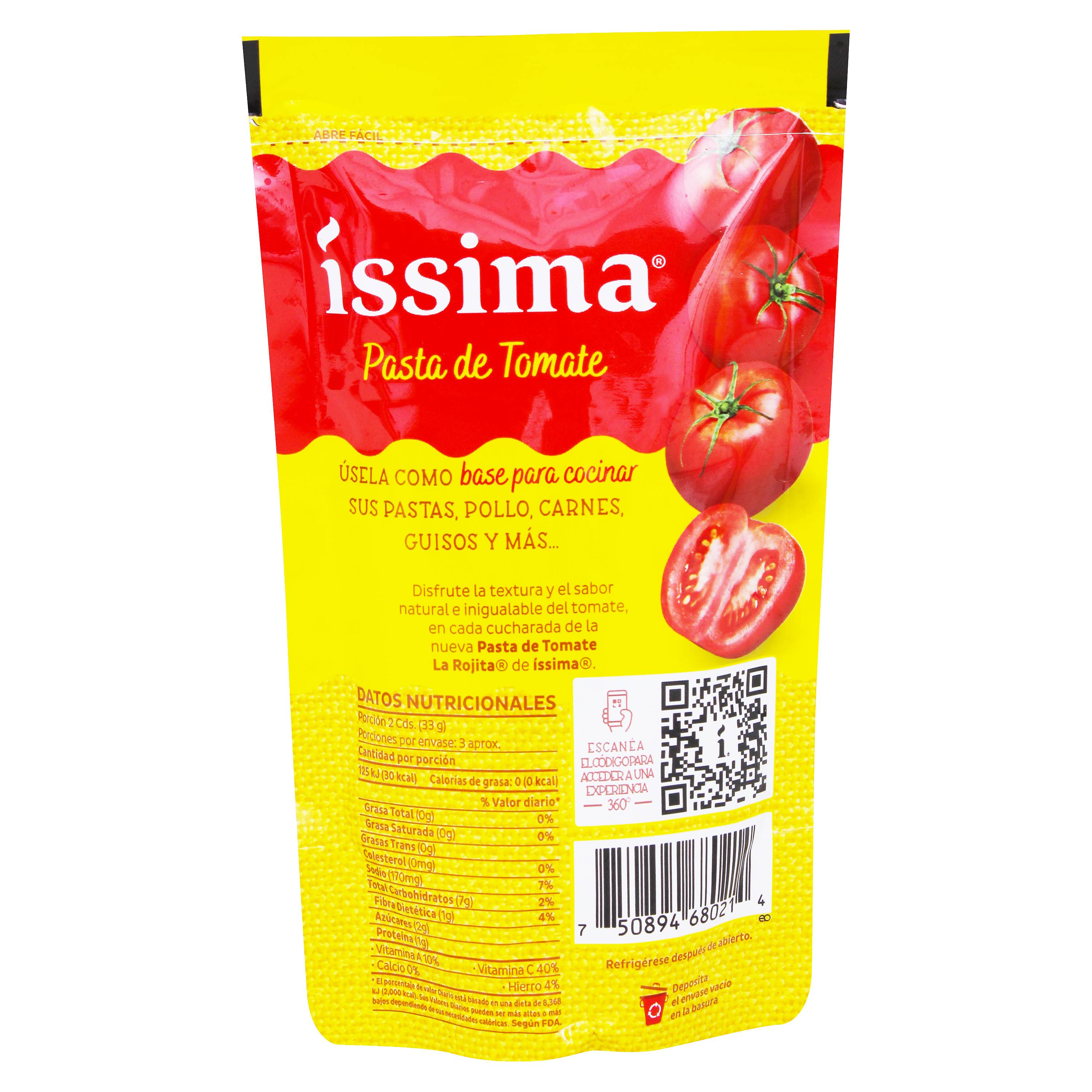 Comprar Pasta Issima de tomate - 90 g | Walmart Guatemala - Walmart ...