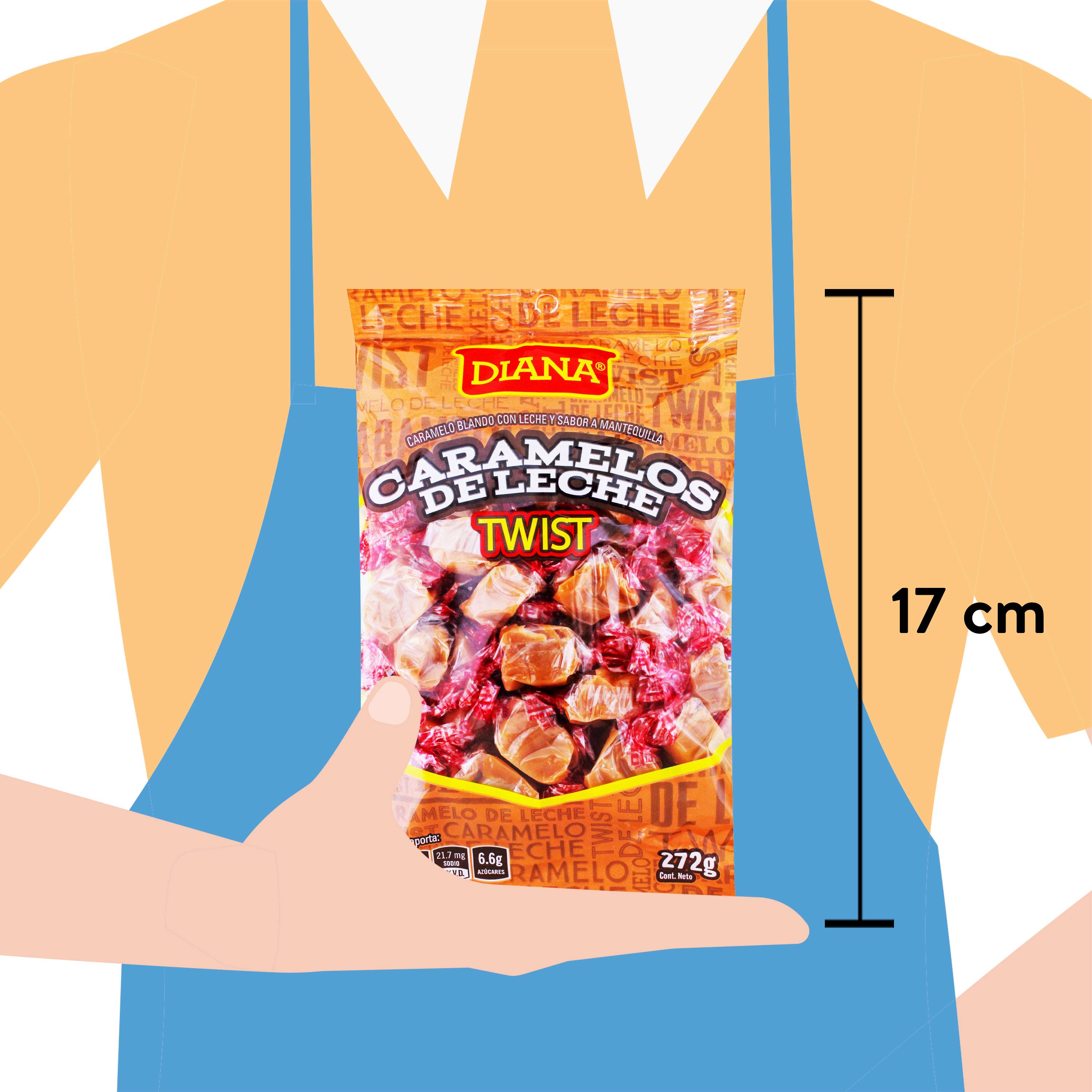 Comprar Dulces Diana Caramelo Leche Twist - 272 g | Walmart Guatemala ...