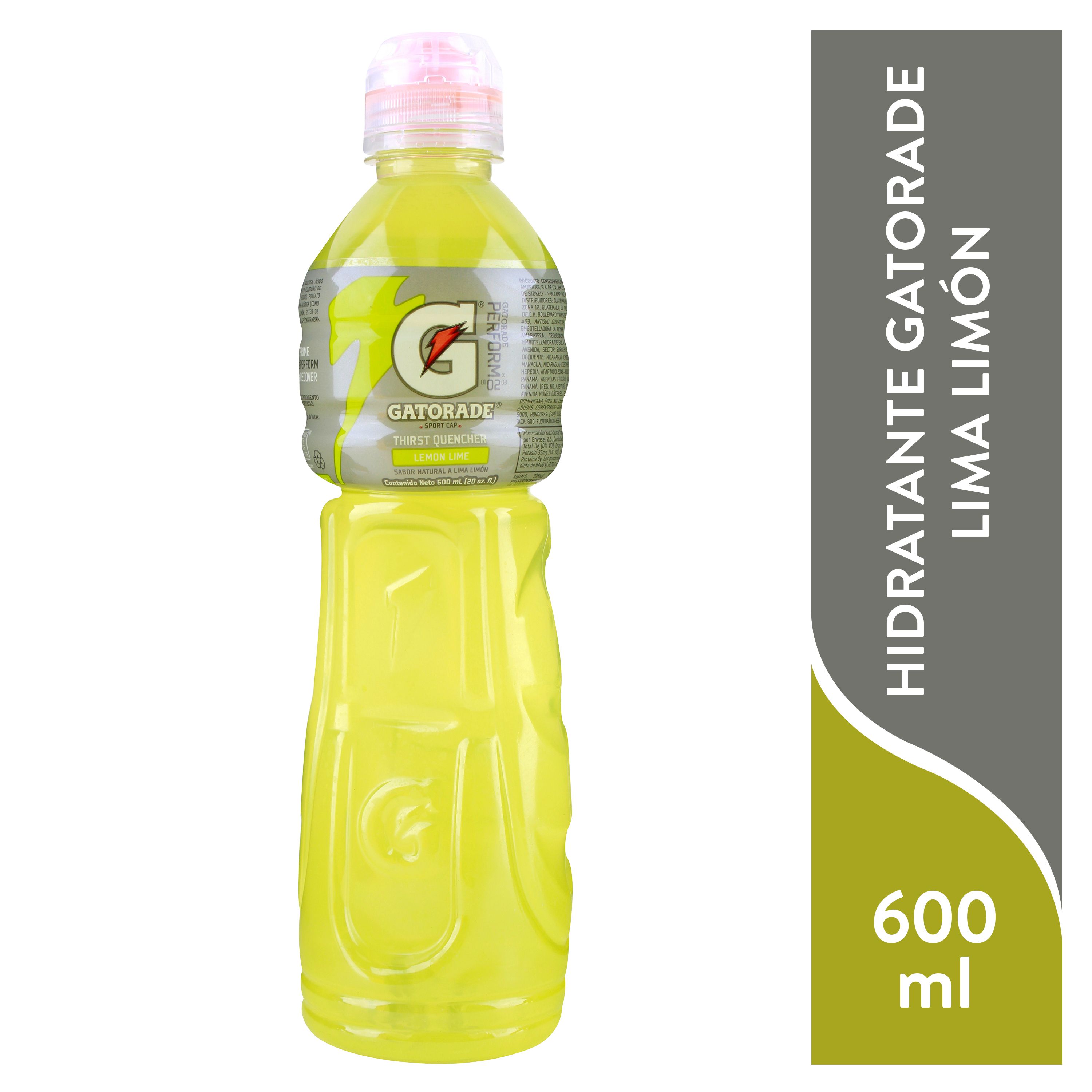 Comprar Bebida Gatorade Hidratante Sport Cap Lima - 600 ml | Walmart ...