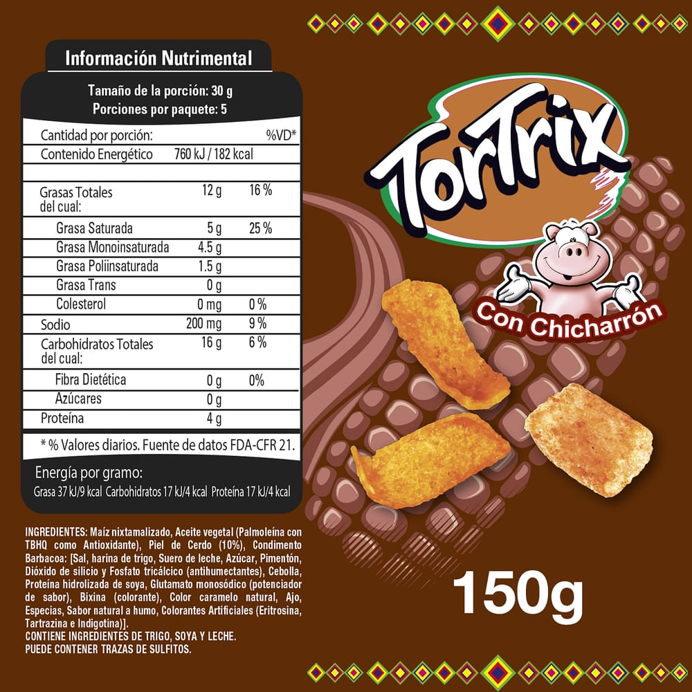 Comprar Snack Tortrix Con Chicharrón - 150 g | Walmart Walmart Guatemala
