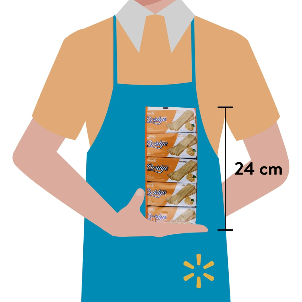 Comprar Wafer Colombina Bridge Naranja 24 Uds - 300 g | Walmart ...