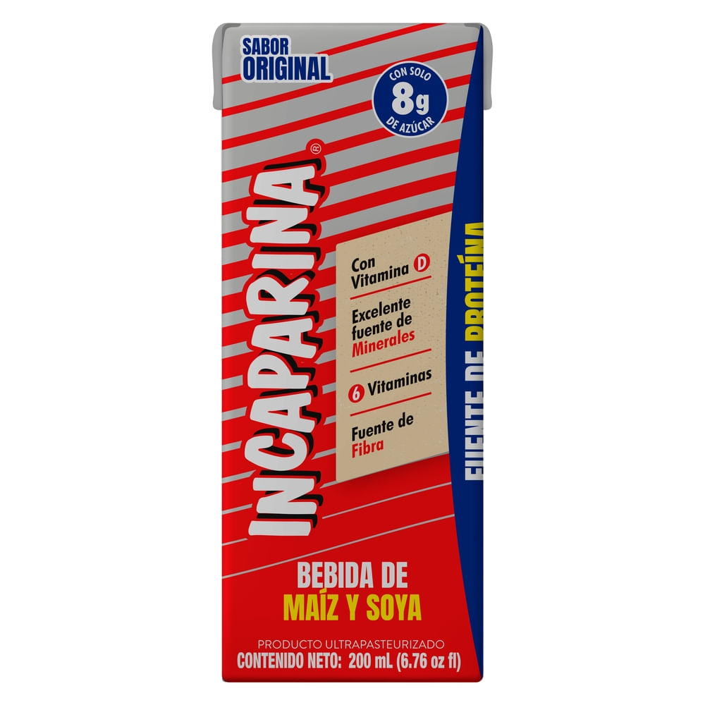 Comprar Bebida de Maíz y soya Incaparina lista para tomar -200 ml ...