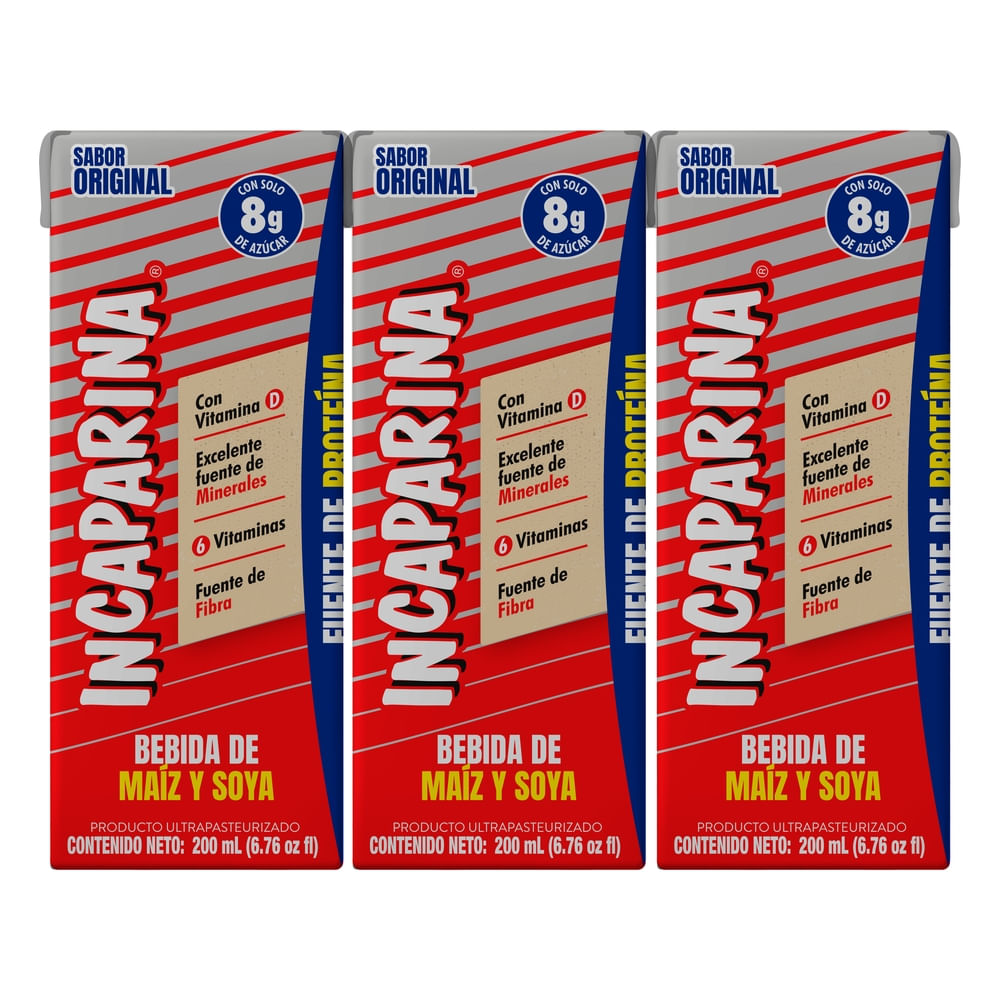 Comprar Bebida de Maíz y soya Incaparina Original 6 pack | Walmart ...