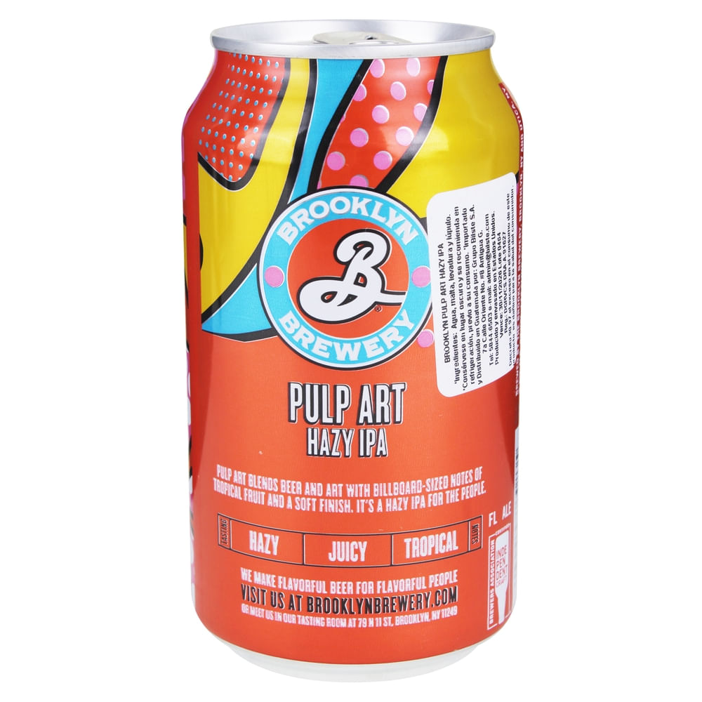 Comprar Cerveza Brooklyn Pulp Art Hazy Ipa | Walmart Guatemala