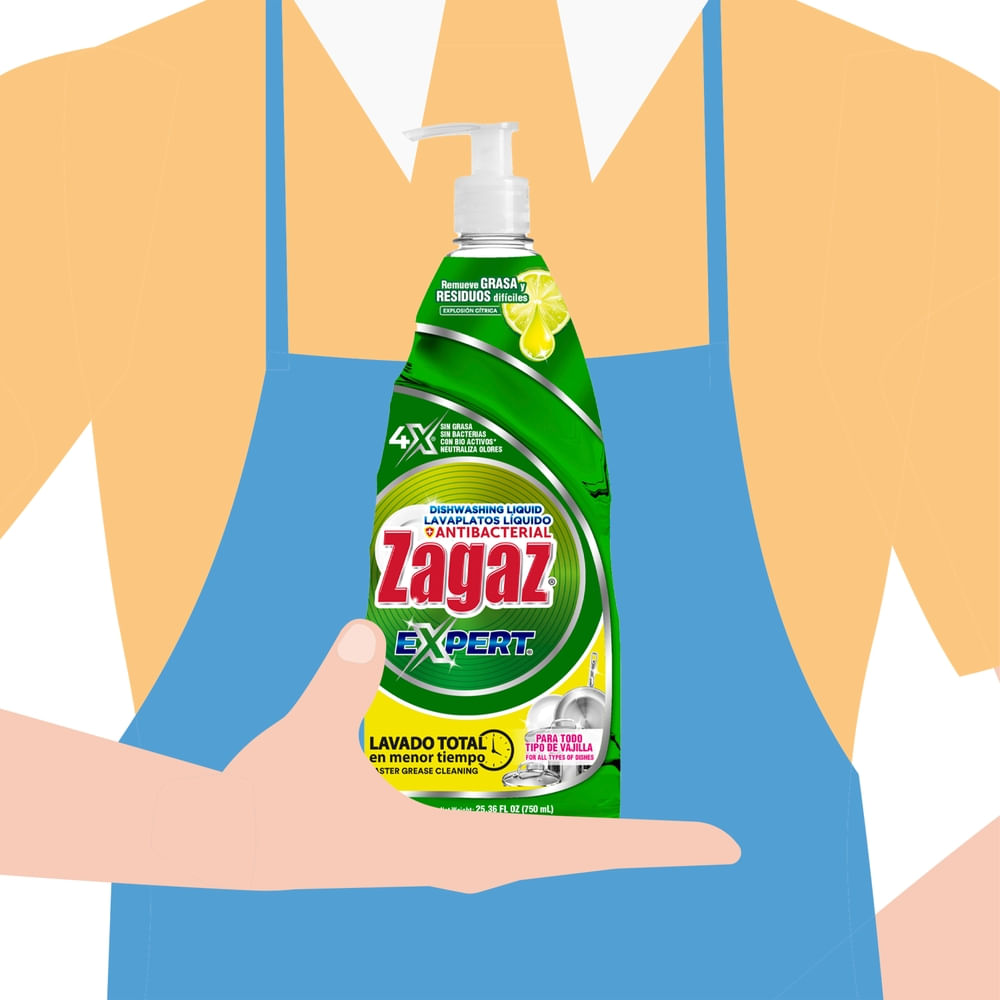 Comprar Jabón Zagaz lavaplatos líquido expert cítrico - 750 ml ...