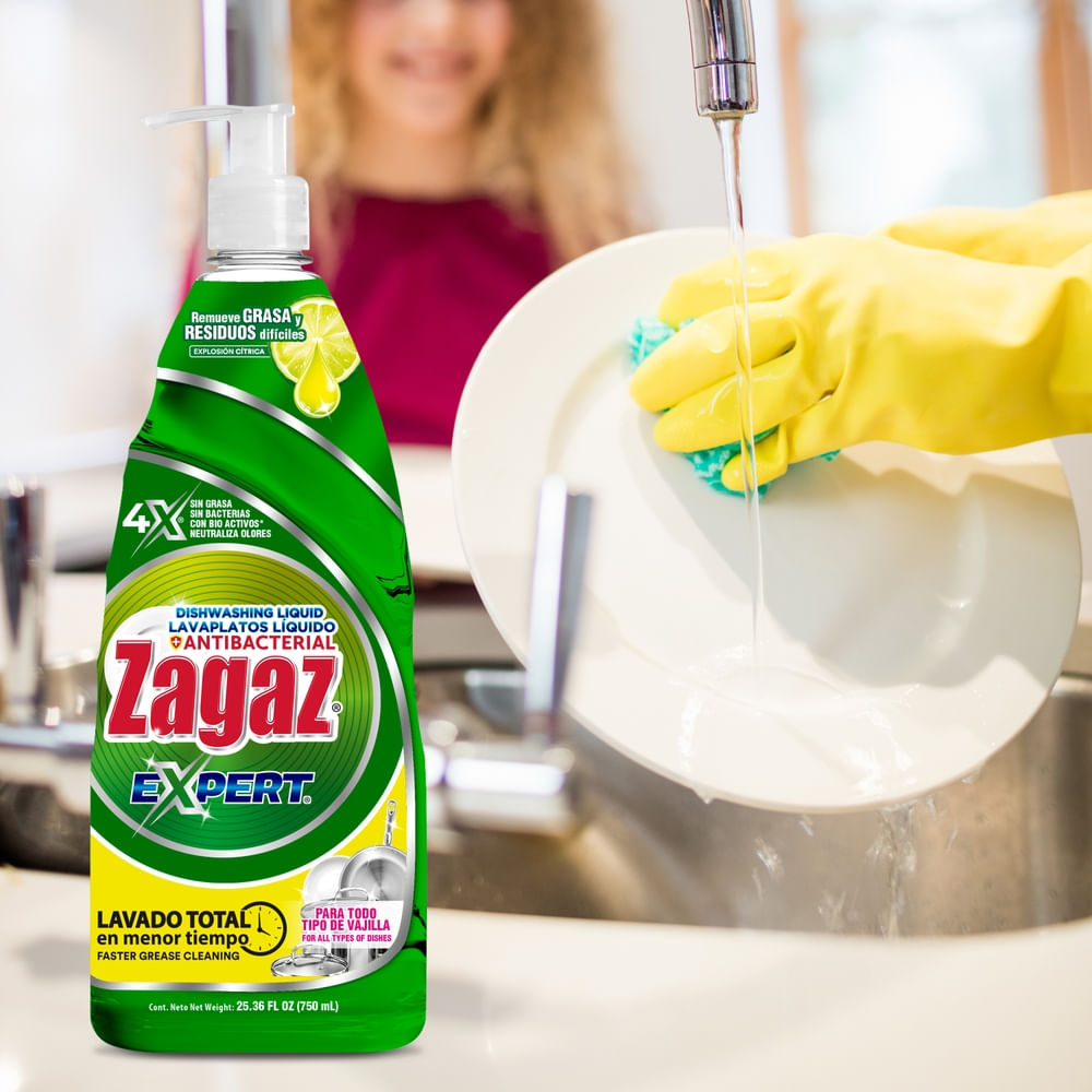 Comprar Jabón Zagaz lavaplatos líquido expert cítrico - 750 ml ...