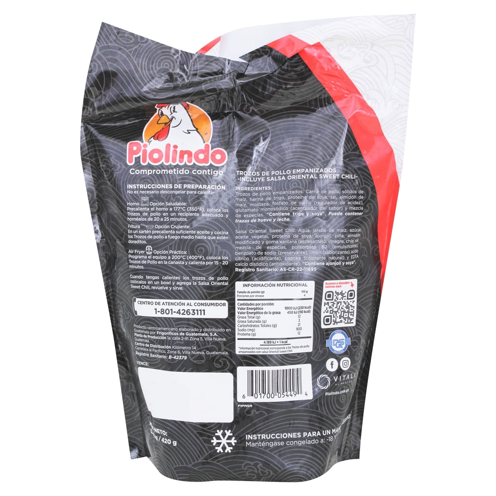 Comprar Pio Lindo Pollo Chili Thai 420G | Walmart Guatemala - Maxi ...