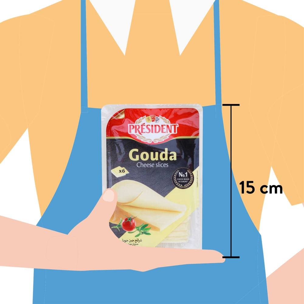 Comprar President Queso Rebanado Gouda 150Gr | Walmart Guatemala ...