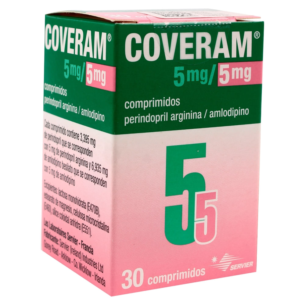 Comprar Coveram Servier 5/5 Mg X 30 Tabletas | Walmart Guatemala