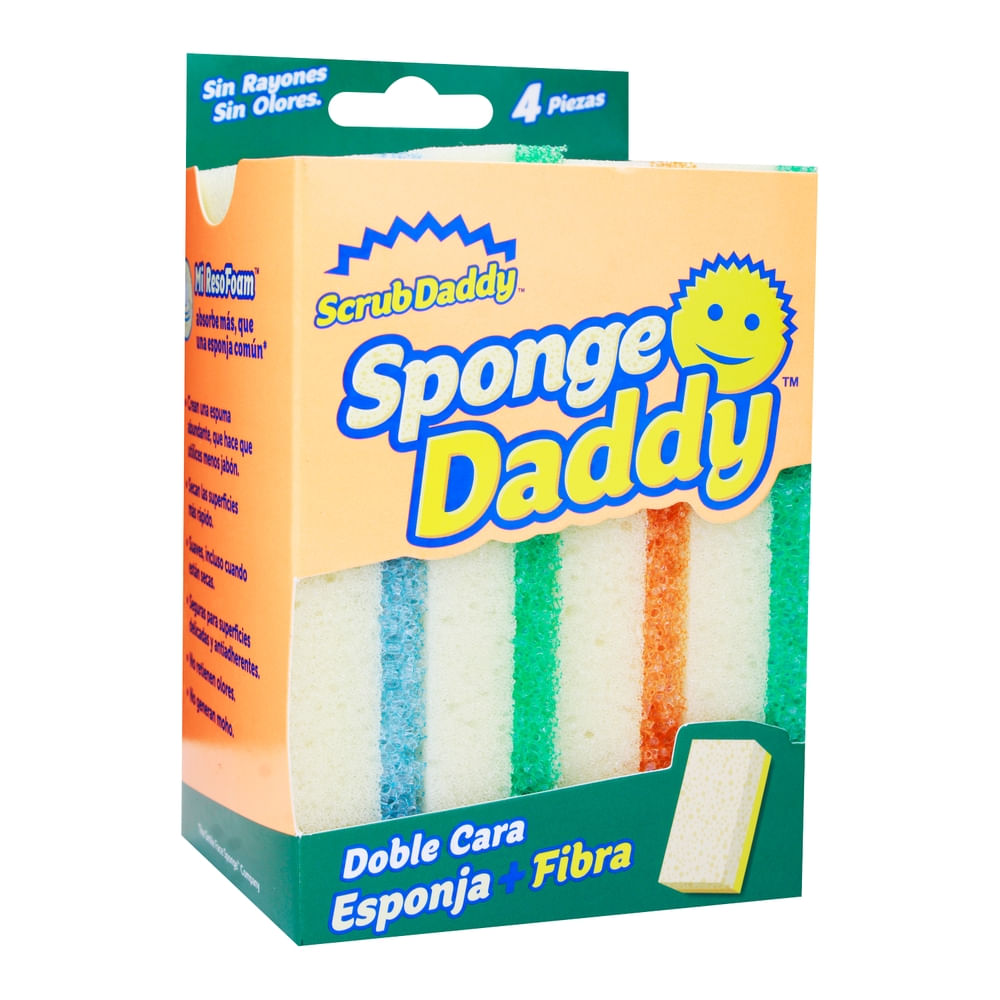 Comprar Fibra Mas Esponja Sponge Daddy 4Ea | Walmart Guatemala ...