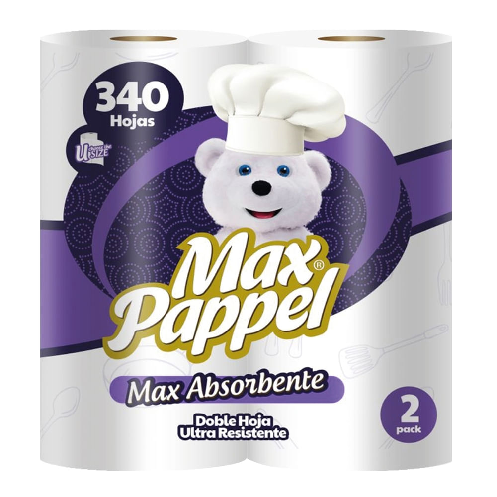 Comprar Toalla Mayordomo papel max pappel 200 hojas - 2 Uds | Walmart ...