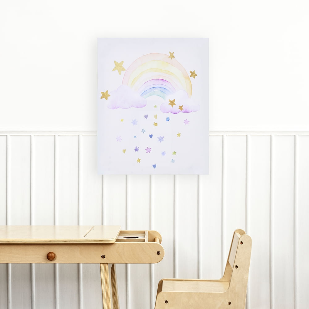 Ms Canvas Infantil Colecci Arcoiris 35Cm