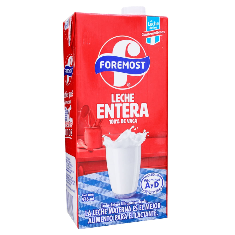 Comprar Leche Foremost Uht Entera 946Ml | Walmart Guatemala