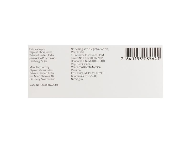 Comprar Paraconica Plus 500Mg/150Mg X 60 Tab X Unidad | Walmart Guatemala