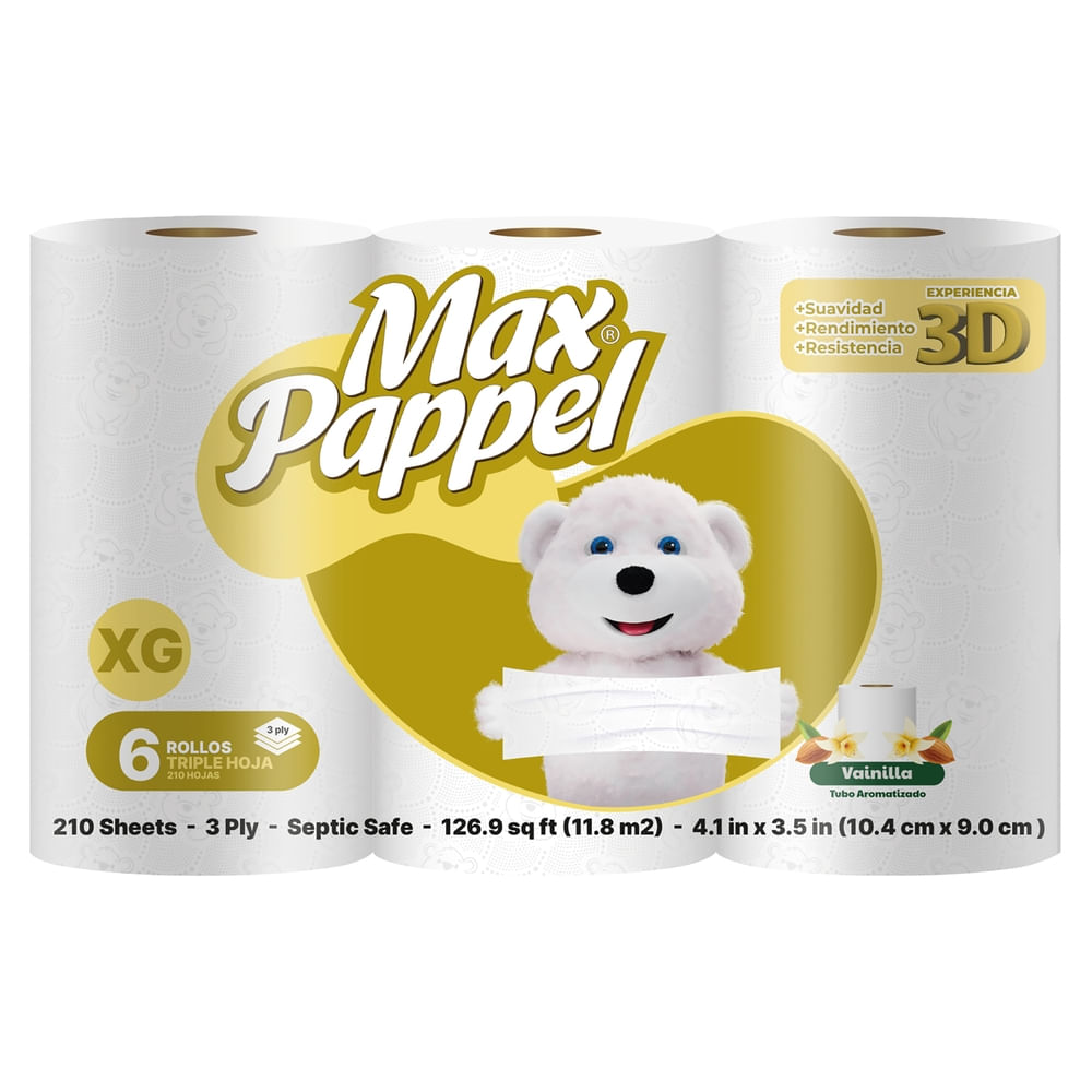 Comprar Papel Higienico Max Pappel 200 Ht 6r 8ea | Walmart Guatemala ...