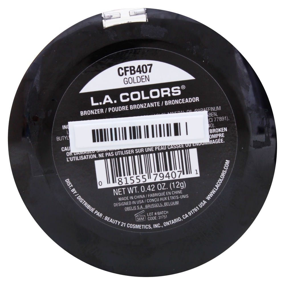 Bronzer Compacto La Colors Golden 407 - Walmart | Guatemala