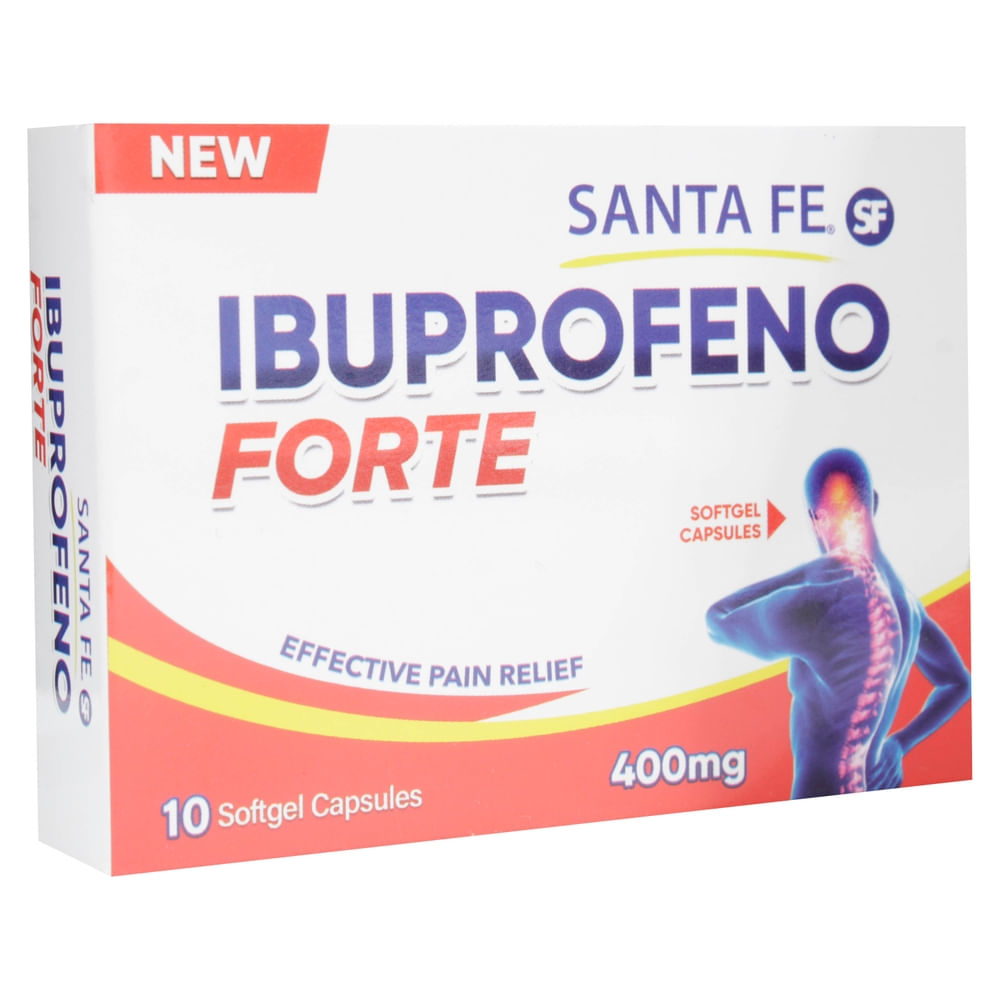 Sf Ibuprofeno Forte Caja X10 Capsulas - Paiz | Guatemala
