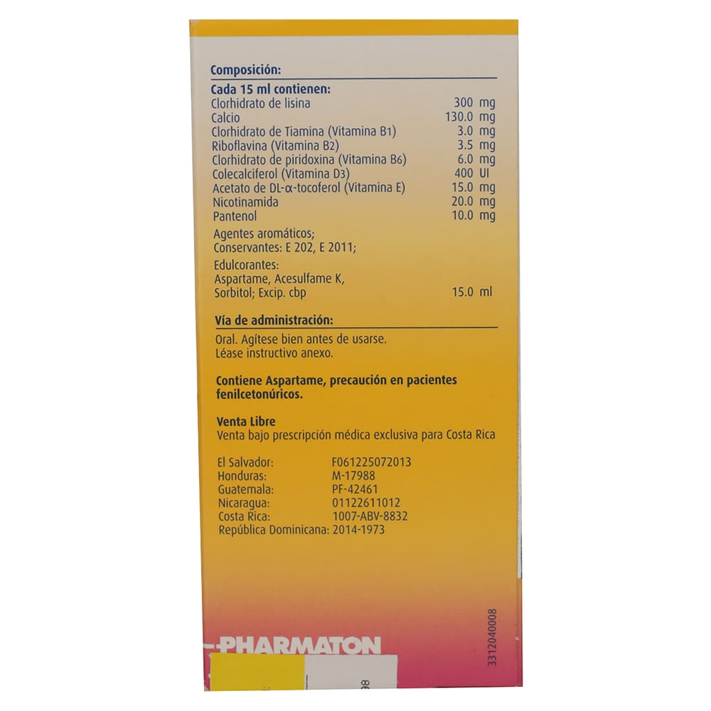 Kiddi Pharmaton Jarabe 100 Ml - Maxi Despensa | Guatemala