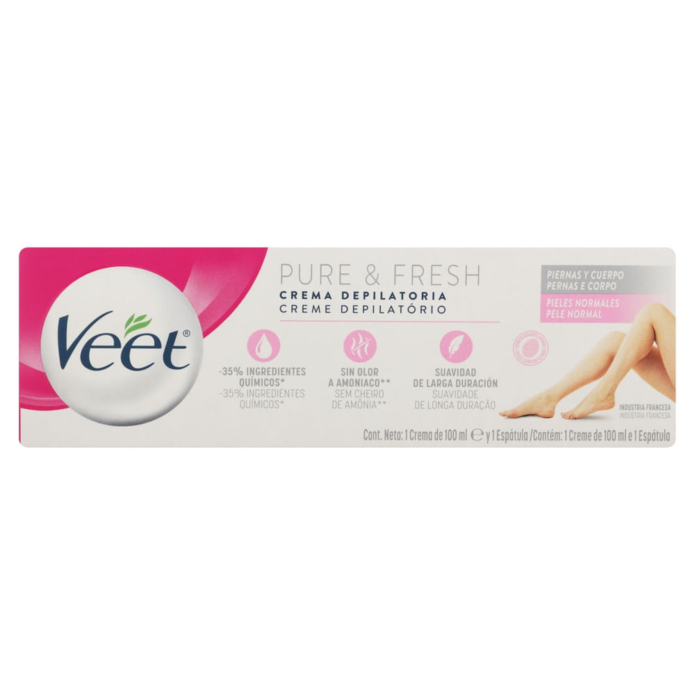 Veet Crema Depiladora Piel Normal 100Ml - Walmart | Guatemala