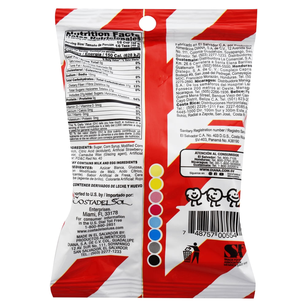 Comprar Gomitas Sabor Cereza Diana -70 g | Walmart Guatemala - Maxi Despensa | Guatemala