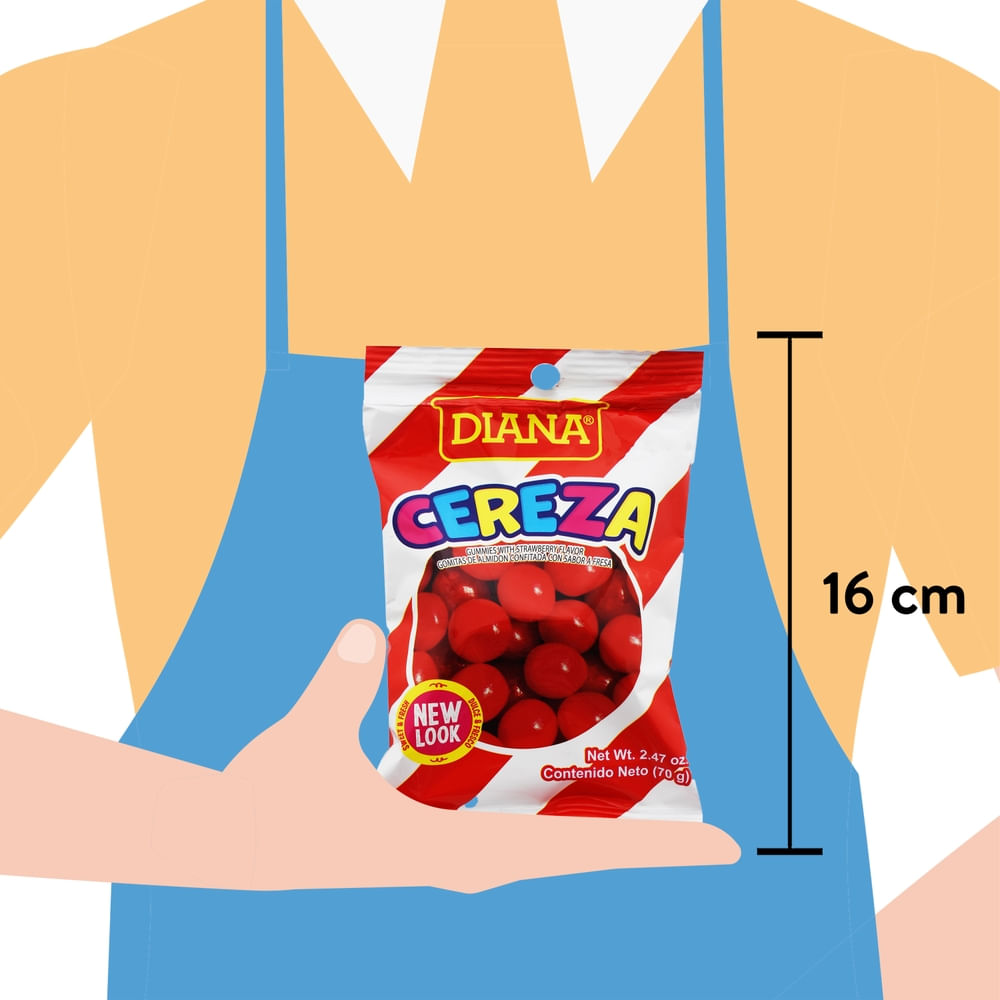 Comprar Gomitas Sabor Cereza Diana -70 g | Walmart Guatemala - Maxi Despensa | Guatemala
