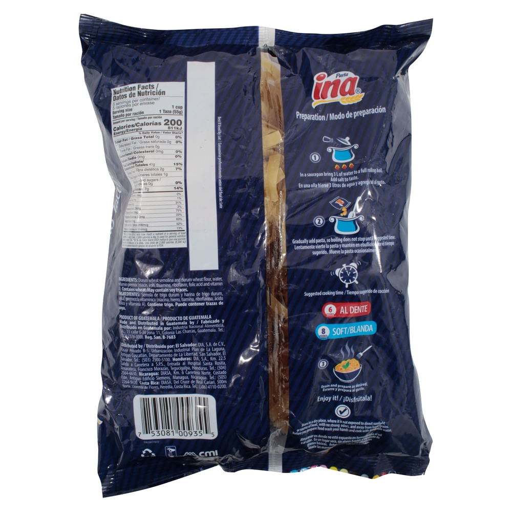 Comprar Pasta Ina Tallarin - 300 g | Walmart Guatemala - Maxi Despensa ...