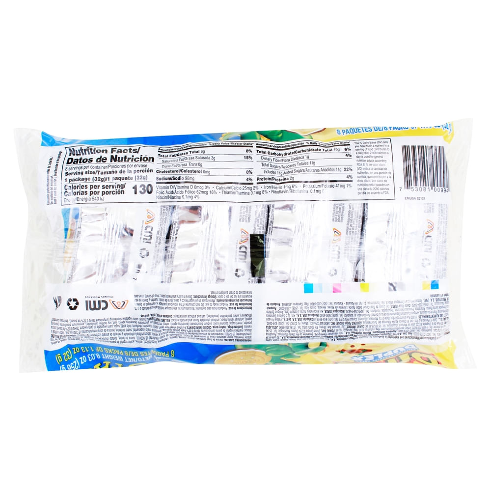Comprar Galletas Dino Duplex Sabor Chocolate y Vainilla - 256 g ...