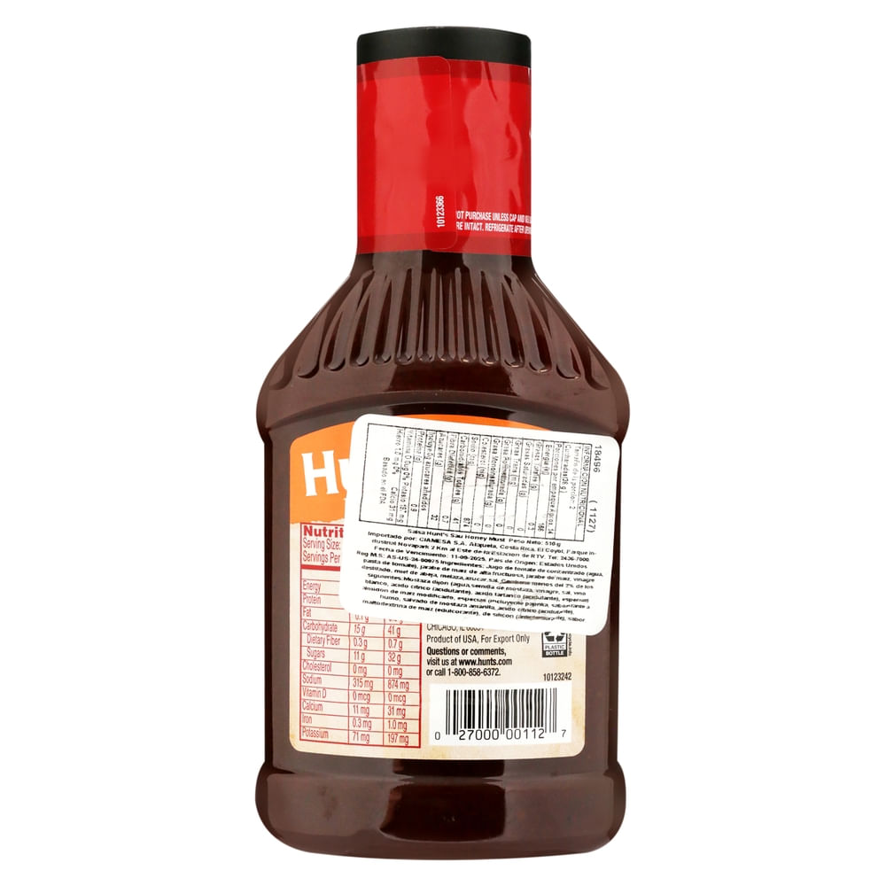 Salsa Bbq Honey Mustard Hunts - 510 g - Walmart | Guatemala