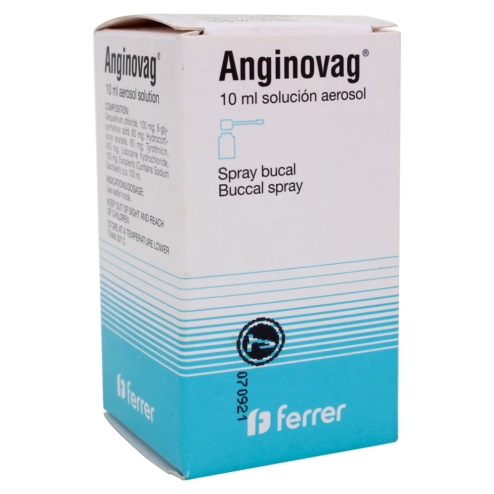 Comprar Spray Ferrer Bucl Anginovag Aerosol 10ml | Walmart Guatemala ...