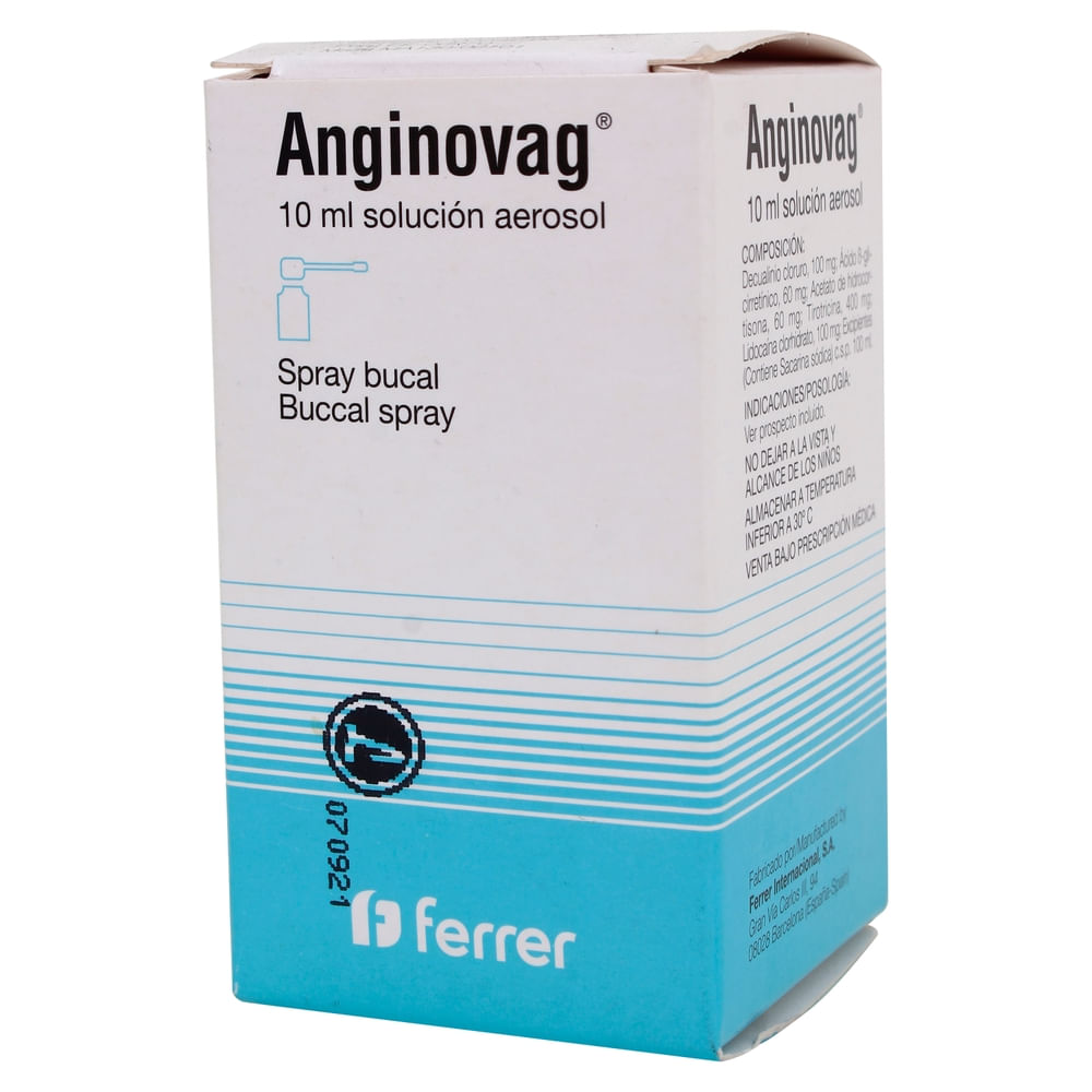 Comprar Spray Ferrer Bucl Anginovag Aerosol 10ml | Walmart Guatemala ...
