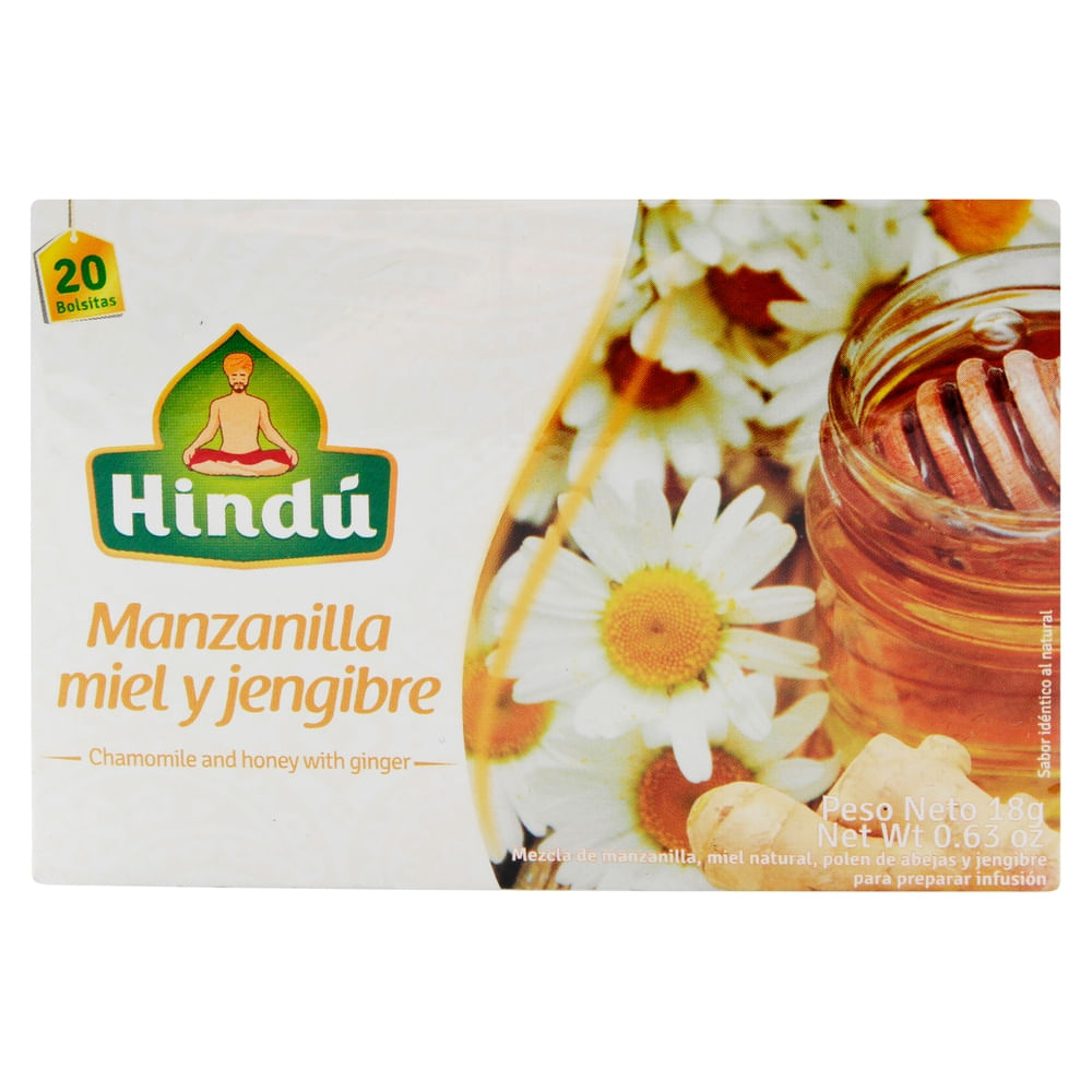 Comprar Té Hindú Manzanilla Miel Y Jengibre - 18 g | Walmart Guatemala