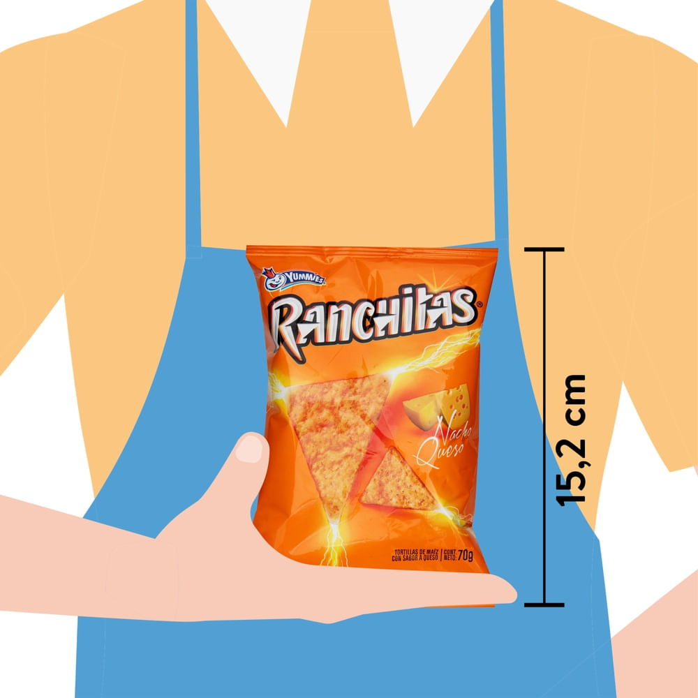 Comprar Snack Ranchitas Nacho Queso - 70 g | Walmart Guatemala ...