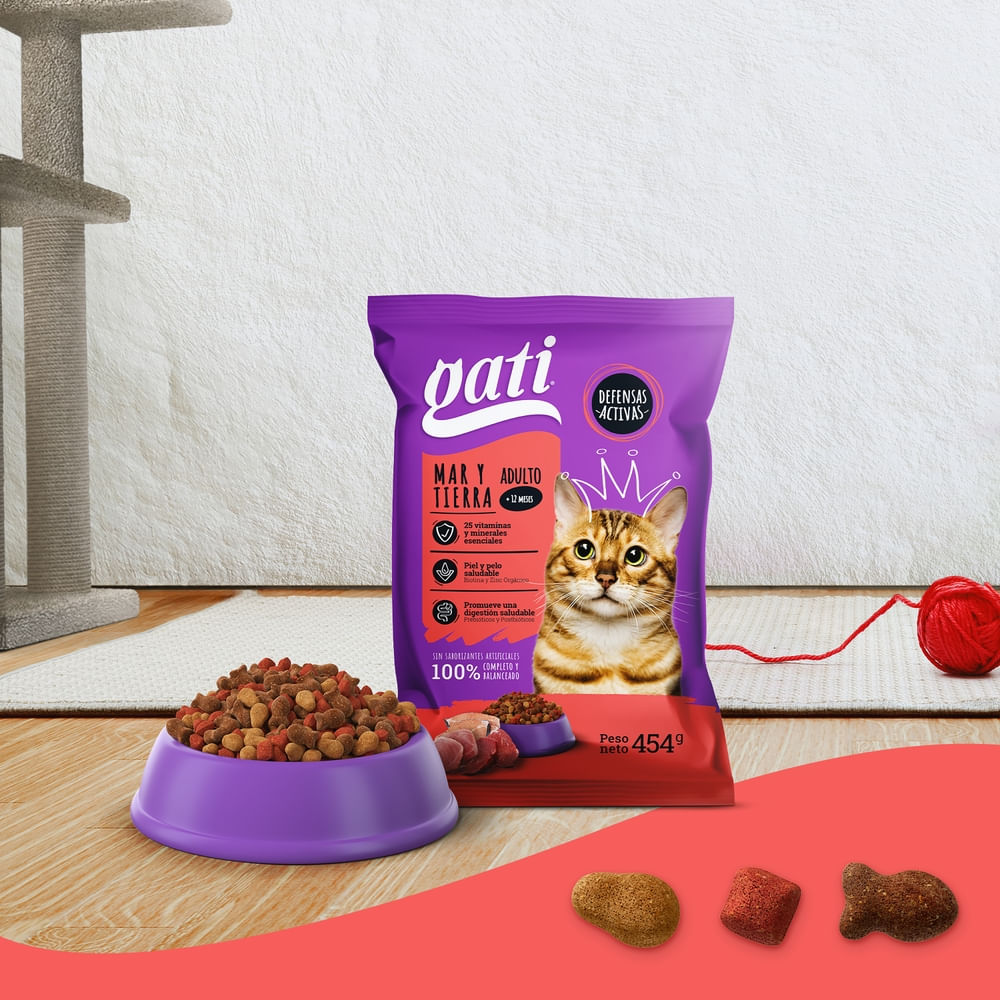 Comprar Alimento Gati para Gatos Mar Y Tierra - 454 g | Walmart ...