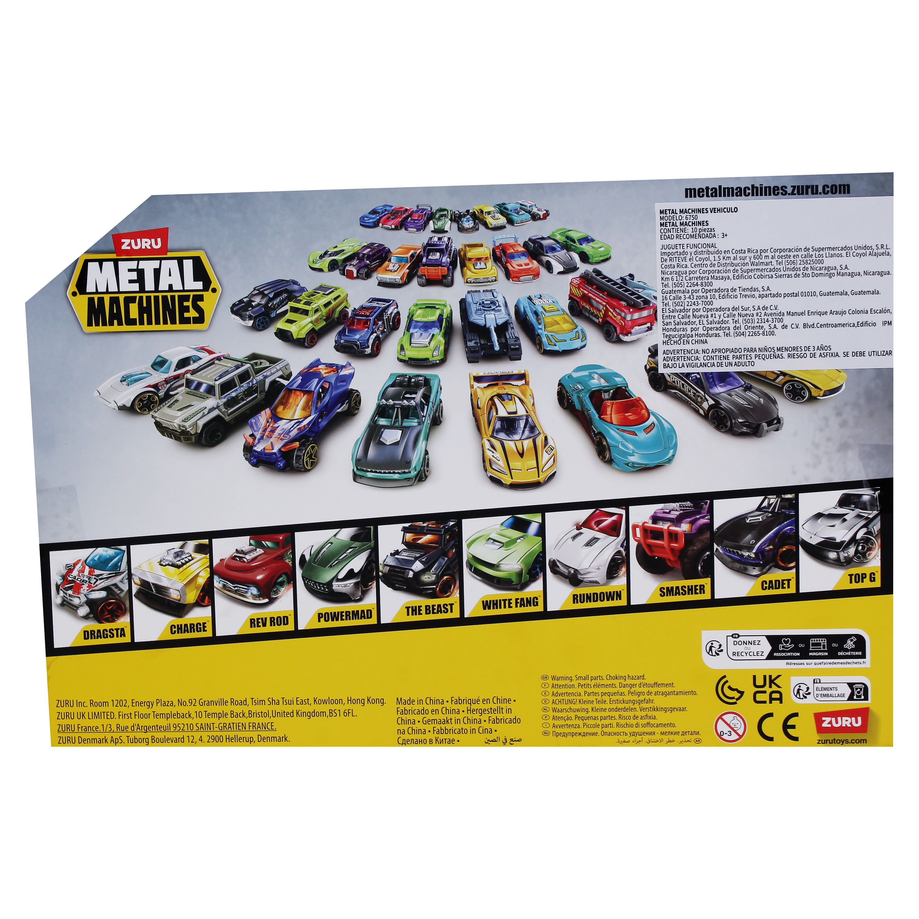 Vehic Basic Esc Metal Machines 10 Pk - Walmart | Guatemala