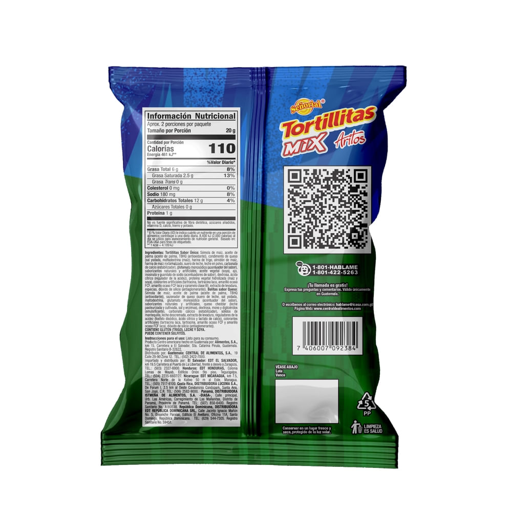 Comprar Mix Señorial tortilla con arito -250g | Walmart Guatemala