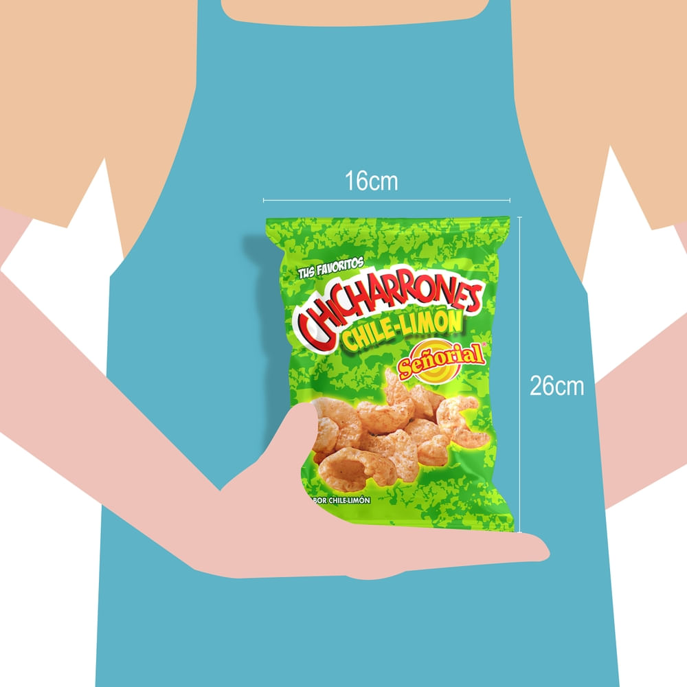 Comprar Boquita Señorial Chicharrón Chile limón -55g | Walmart ...