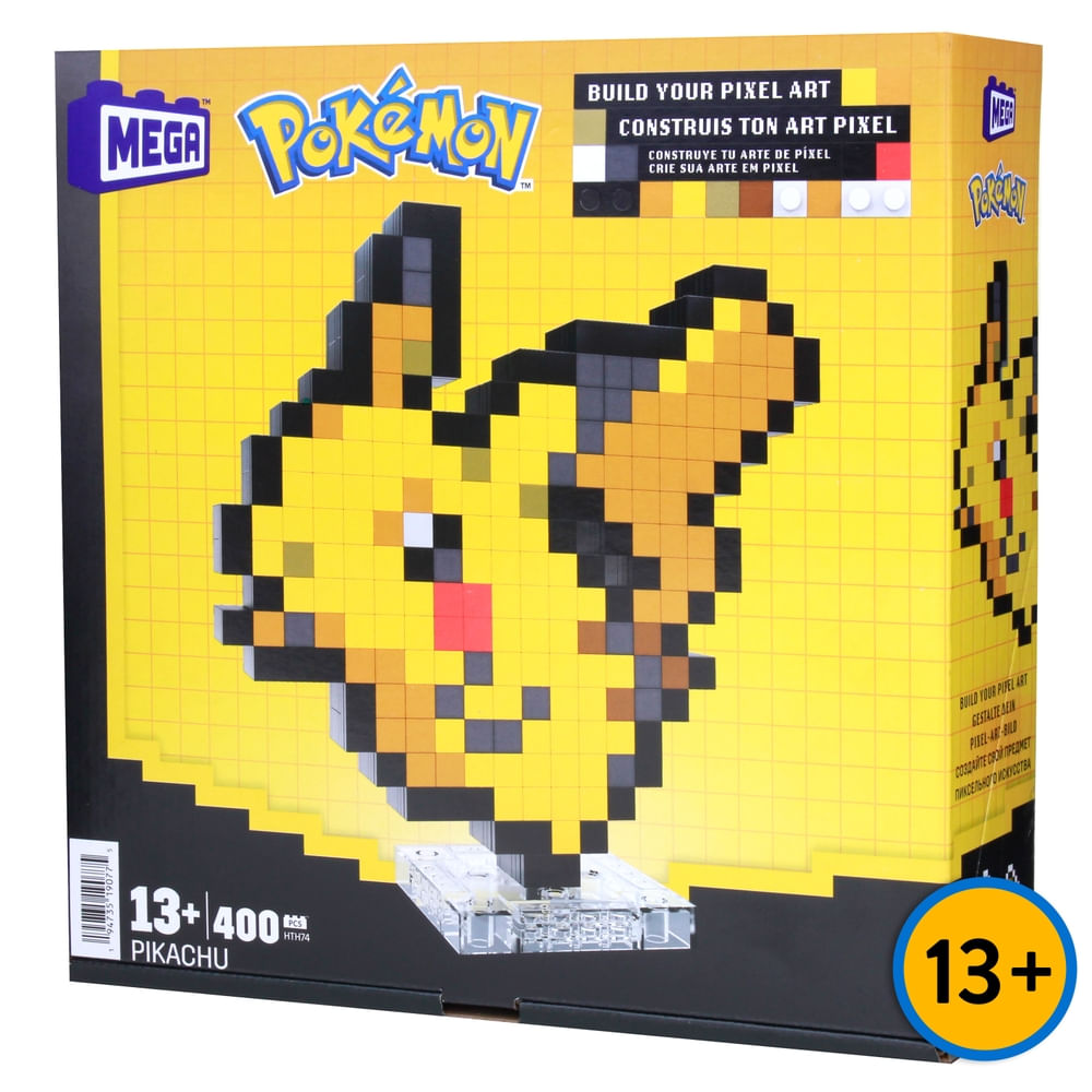 Comprar Set Mega Construcción Estilo Pixel Pikachu | Walmart Guatemala ...