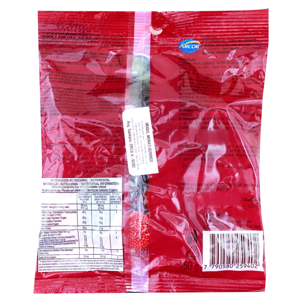 Comprar Gomitas Mogul Arcor Mora -150 g | Walmart Walmart Guatemala ...