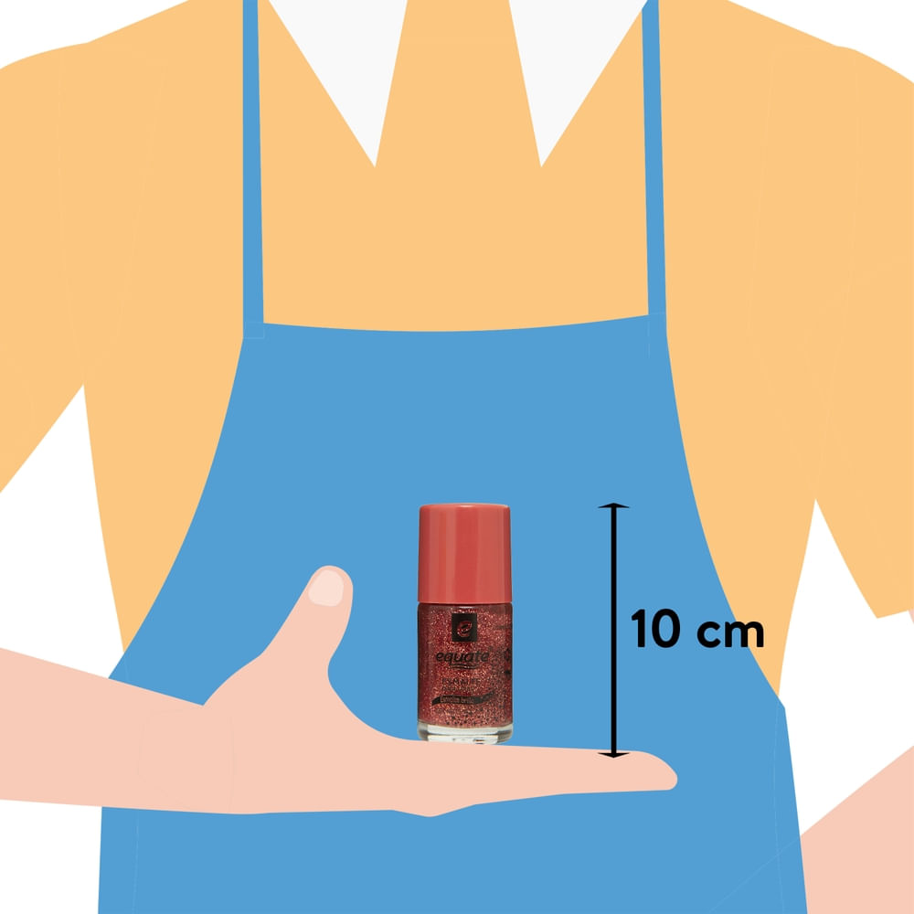 Comprar Esmalte Para Uñas Marca Equate Color Rosa Glit - 15 ml ...
