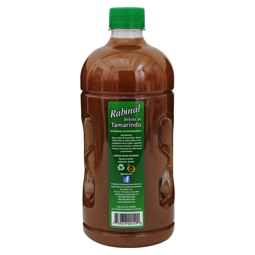 Comprar Bebida Rabinal De Tamarindo - 1800 ml | Walmart Guatemala ...