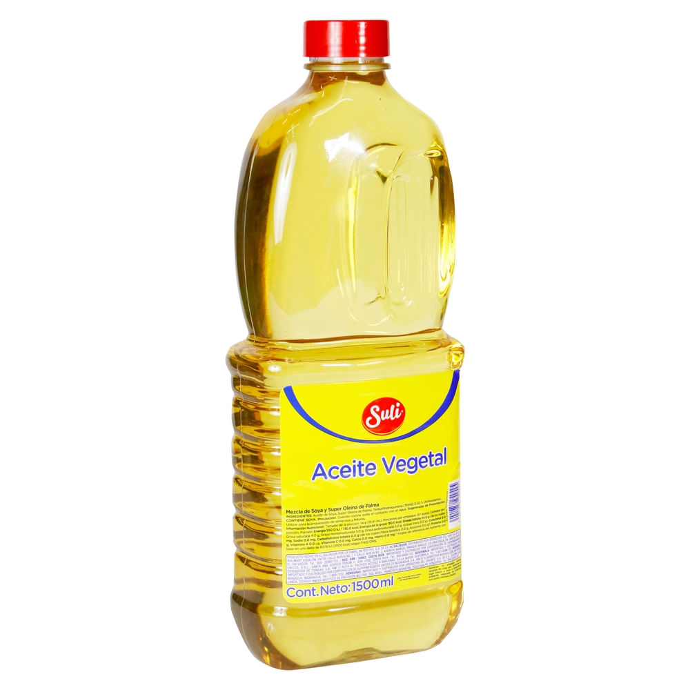Comprar Aceite Vegetal Suli - 1500 ml | Walmart GT - Walmart | Compra ...