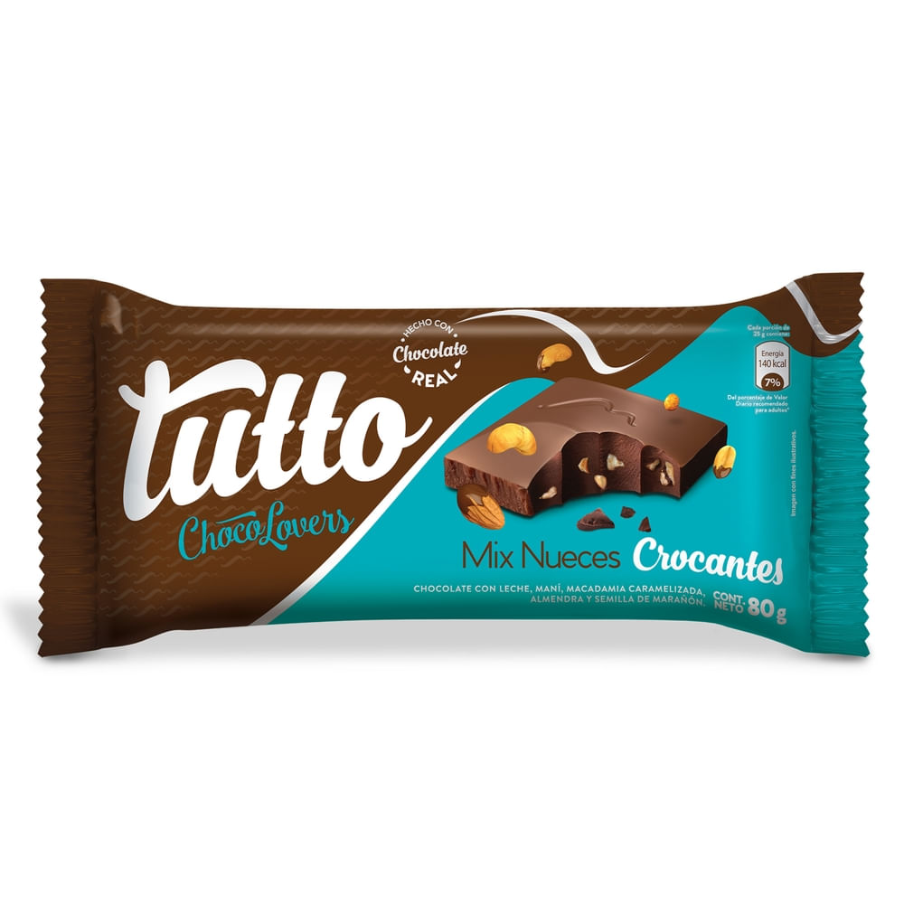 Comprar ChocolateTutto Chocolovers - 80 g | Walmart Guatemala - Maxi ...