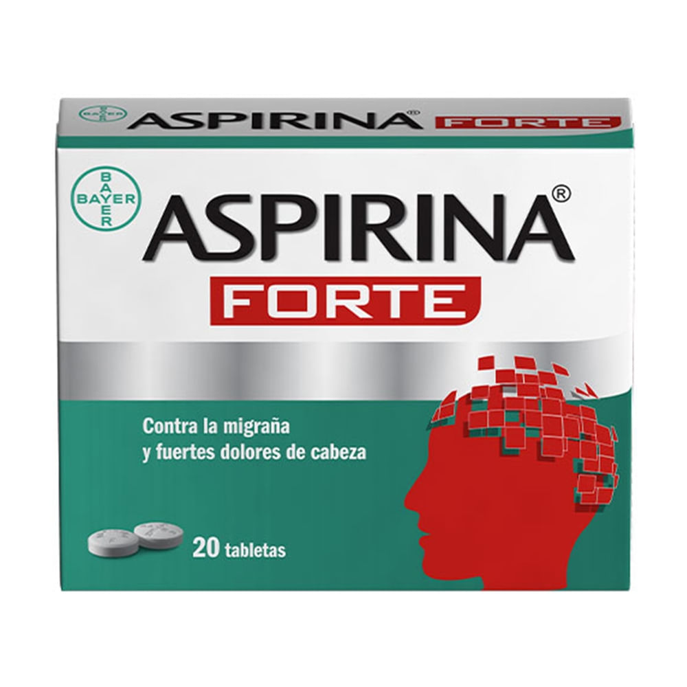 Comprar Aspirina Forte Caja X 20 Tabletas | Walmart Guatemala