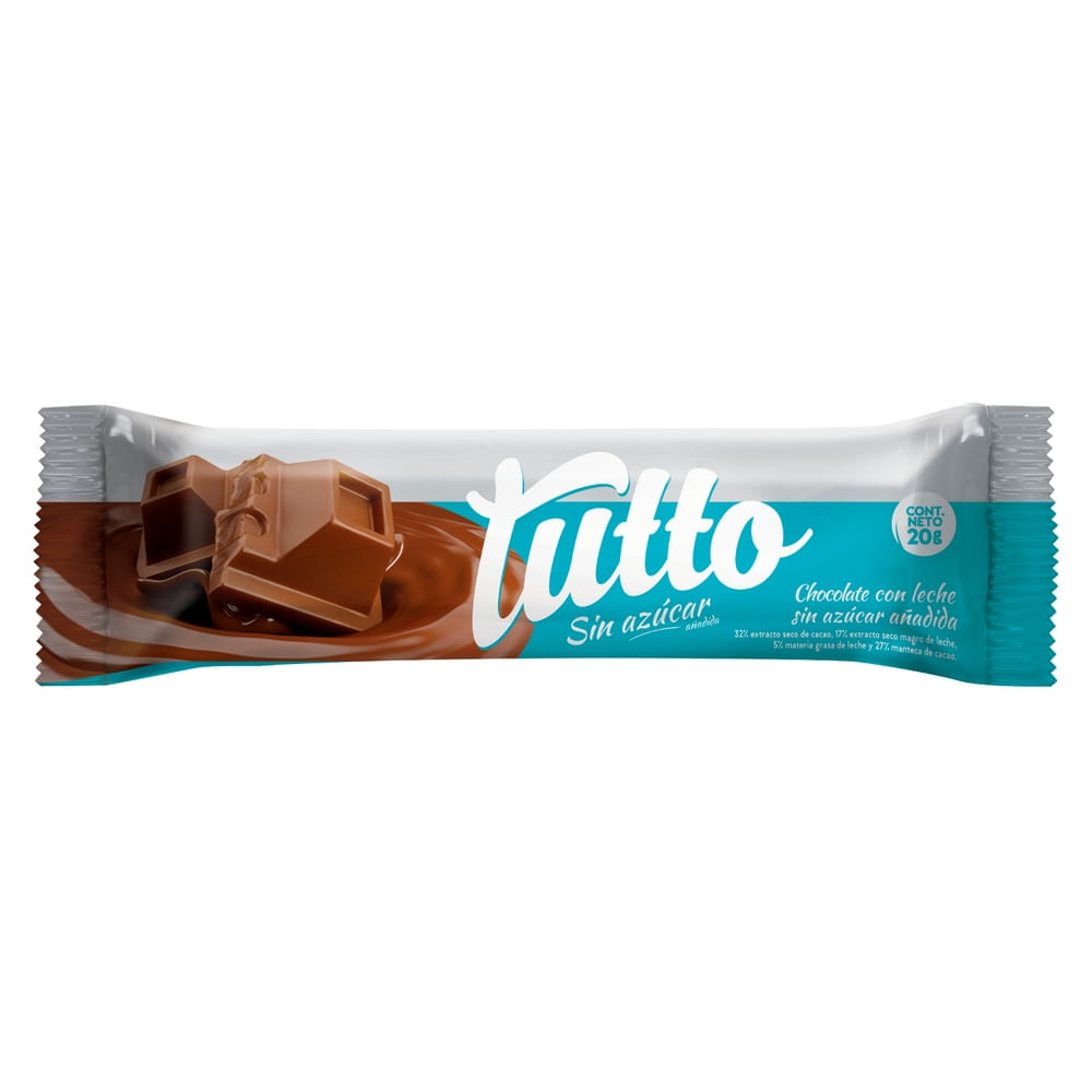 Comprar Chocolate Tutto sin azúcar - 20 g | Walmart Guatemala - Walmart ...