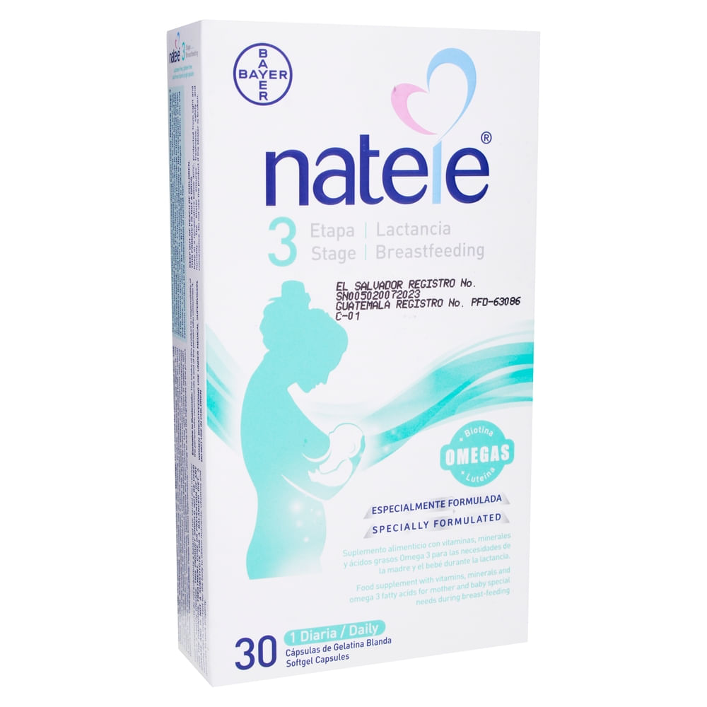Natele Etapa 3 30 Cap Blandas - Maxi Despensa | Guatemala