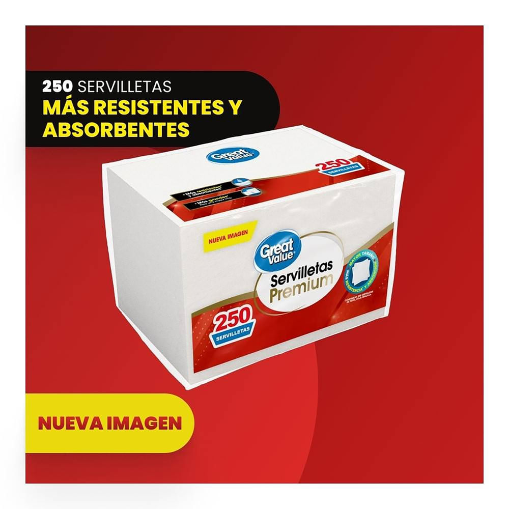Comprar Great Value Serv Premium - 250 Uds | Walmart Guatemala ...