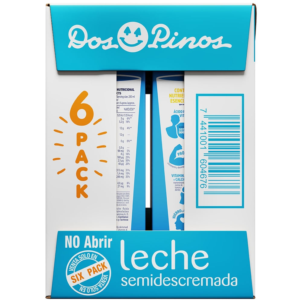 Comprar Leche Dos Pinos Delactomy 6 Pack - 946ml | Walmart Guatemala ...