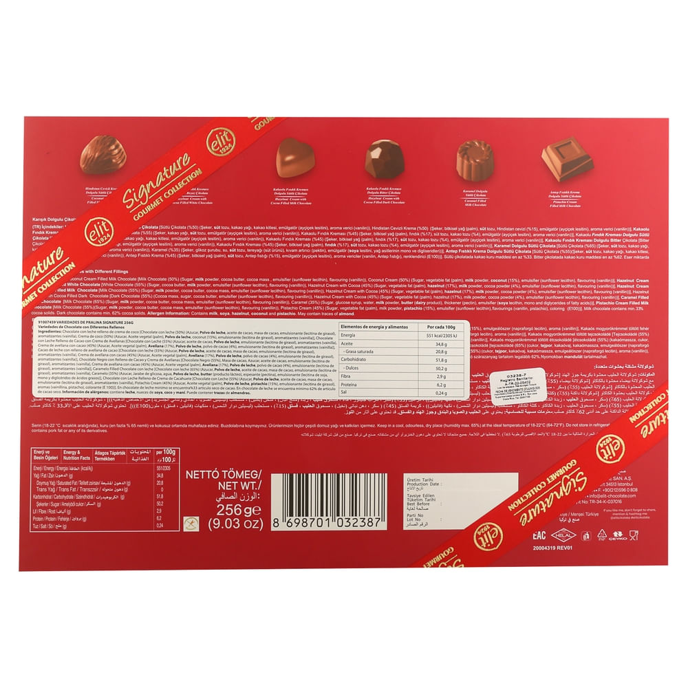 Comprar Bombones Elit Surtidos Rojo - 256g | Walmart Guatemala